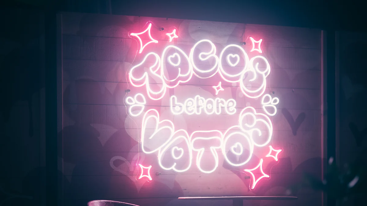 how to make led neon flex sign